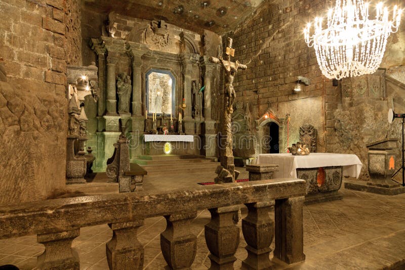 The Chapel of Saint Kinga in Wieliczka, Poland. Editorial Photography ...