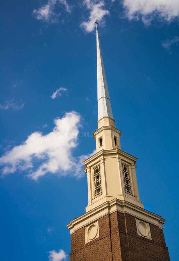 Tall church steeple stock photo. Image of facade, tall - 9033168