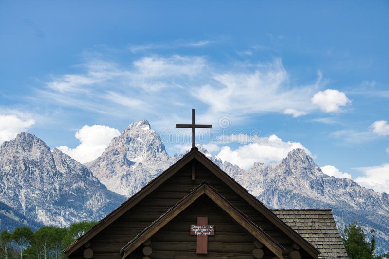 Chapel of the Transfiguration Viewed from the Front Side with the Grand ...