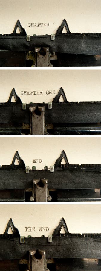 Chapter and the end stock photo. Image of style, black - 27404580