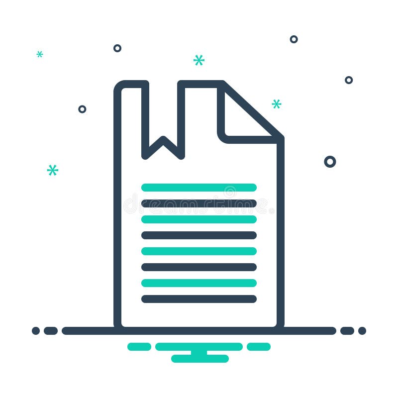 Mix Icon for Chapter, Section and Division Stock Vector - Illustration ...