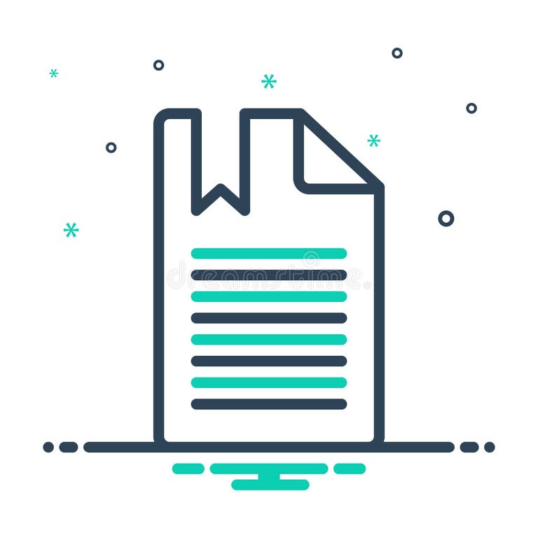 Mix Icon for Chapter, Section and Division Stock Vector - Illustration ...