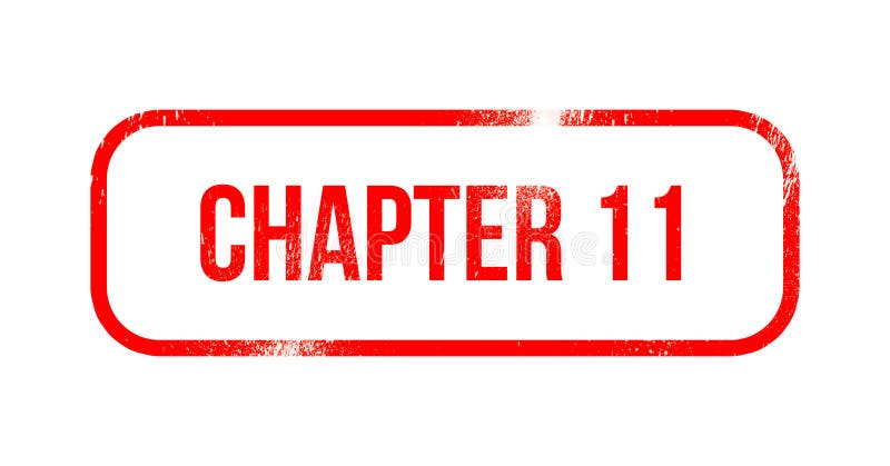 Chapter 11 - Red Grunge Rubber, Stamp Stock Illustration - Illustration ...