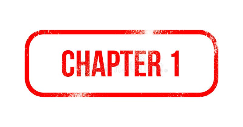 Chapter 1 - Red Grunge Rubber, Stamp Stock Illustration - Illustration ...