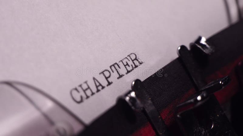 Chapter Two, Typing in Vintage Typewriter, Writing a Book or Novel ...