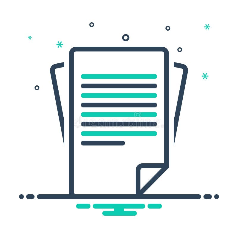 Mix Icon for Chapters, Section and Division Stock Vector - Illustration ...