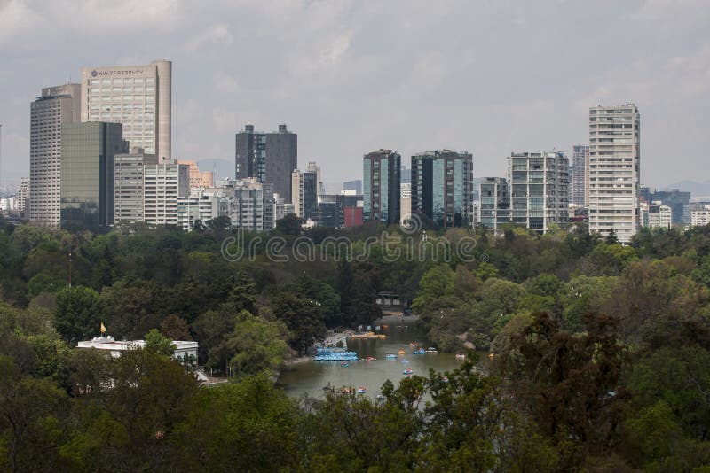 Chapultepec forest editorial image. Image of urban, lake - 92771030