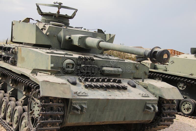 Char De Combat Moyen PANZER (Allemand Photo éditorial - Image du baril ...