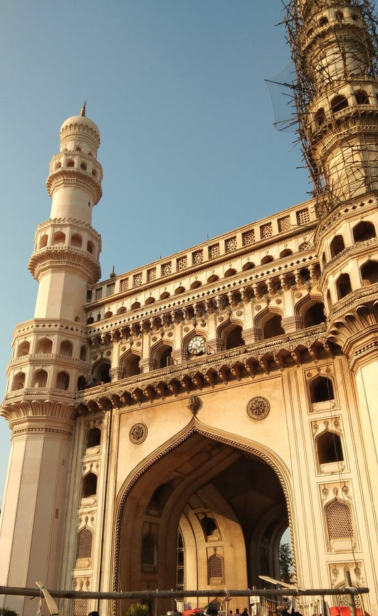 Char Minar stock image. Image of india, architecture - 215302779