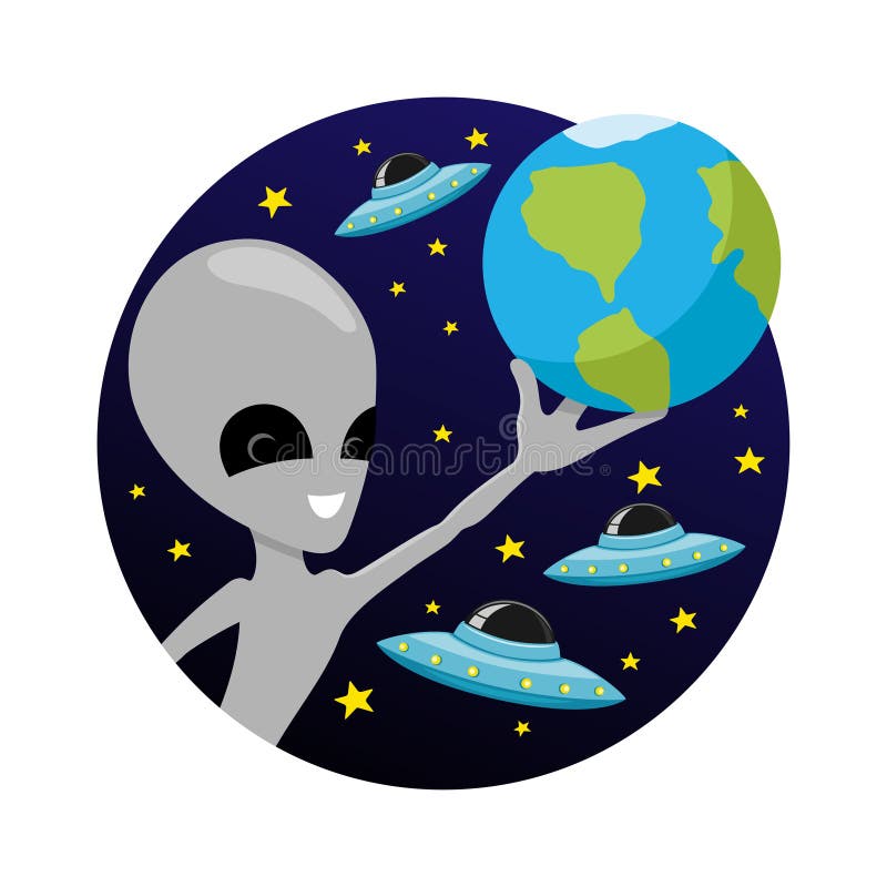 Alien Holding Earth Stock Illustrations – 210 Alien Holding Earth Stock ...