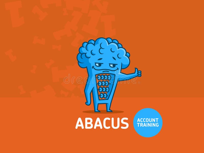 Character of the Abacus. Vector Stock Vector - Illustration of isolated ...
