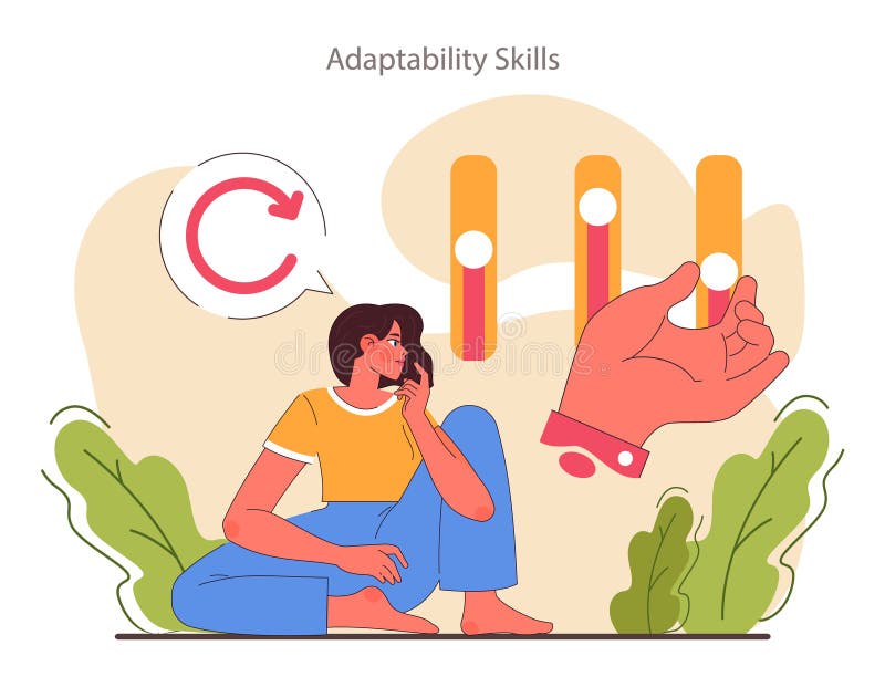 Character Adaptability and Flexibility. Quick Respond To Changes Stock ...
