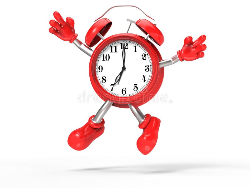 Alarm Clock Change To Daylight Saving Time Stock Vector - Illustration ...