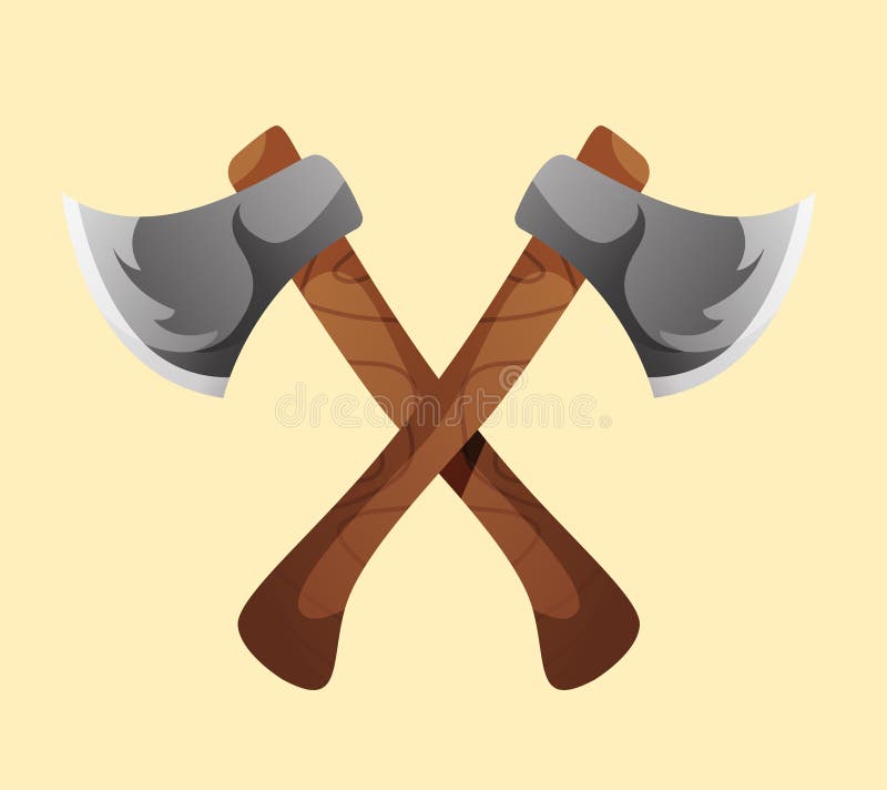 Wood Axe for Woodworking or Lumberjack Vector Illustration Stock Vector ...