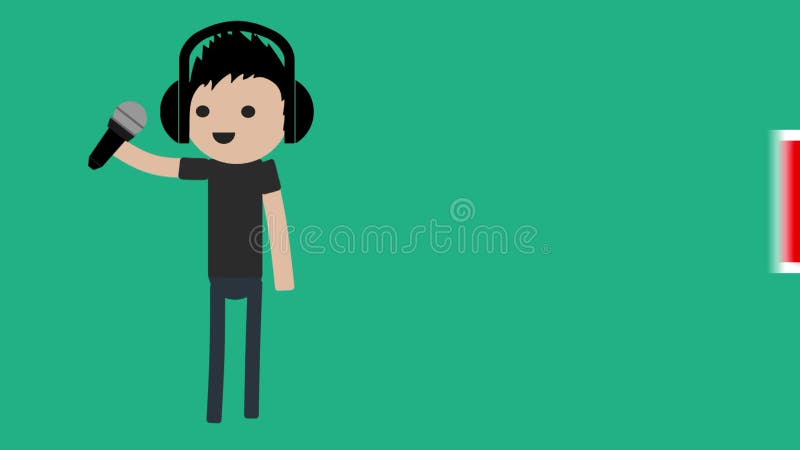 Animation of a Speaking Holographic Head Stock Video - Video of ...