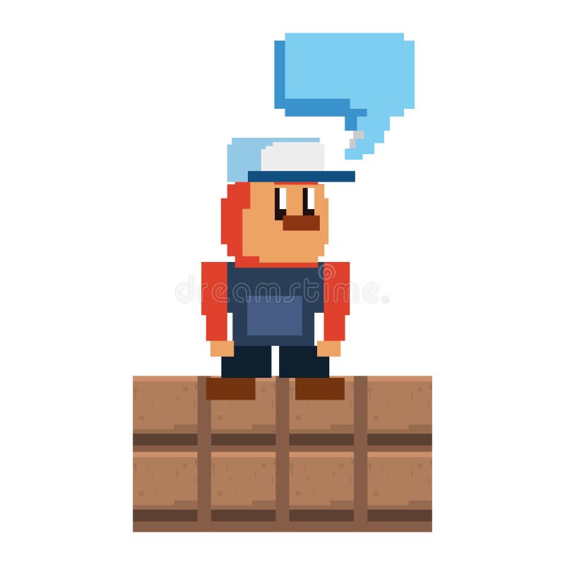 Block Video Game Character Stock Illustrations – 223 Block Video Game ...