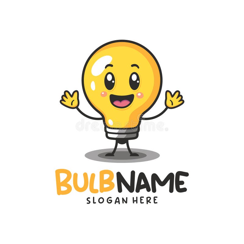 Bulb Logo with Line and People Design Icons Stock Vector - Illustration ...