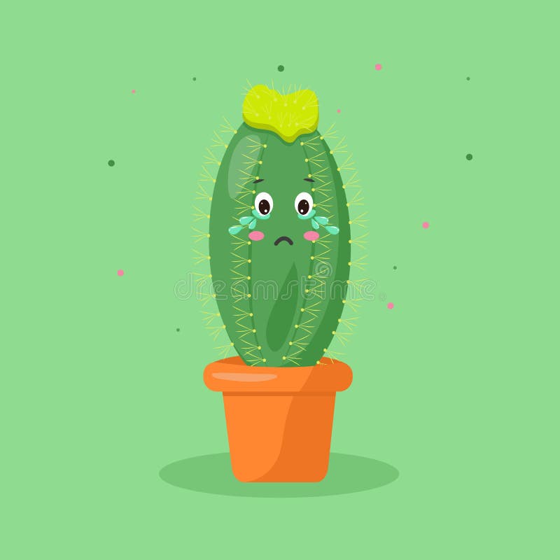 Crying Cactus Stock Illustrations – 64 Crying Cactus Stock ...