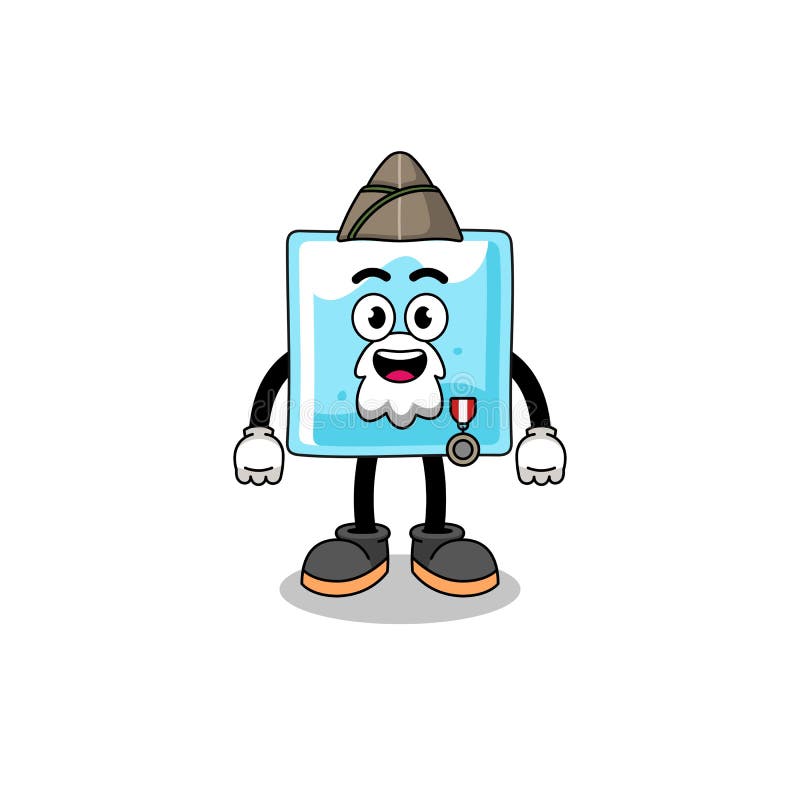 Cartoon Block Ice Character Stock Illustrations – 300 Cartoon Block Ice ...