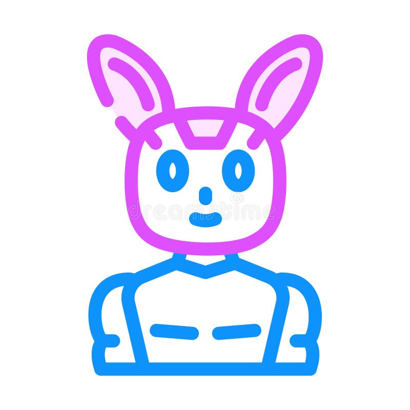 Character Chat Bot Color Icon Vector Illustration Stock Vector ...