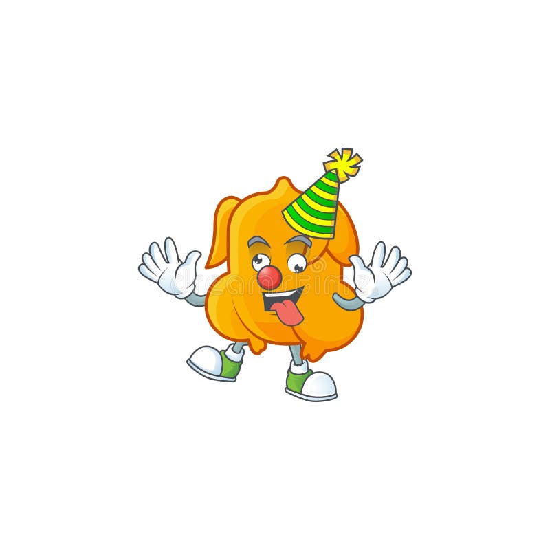 Clown Chicken in a Wooden Cartoon Coop Stock Vector - Illustration of ...