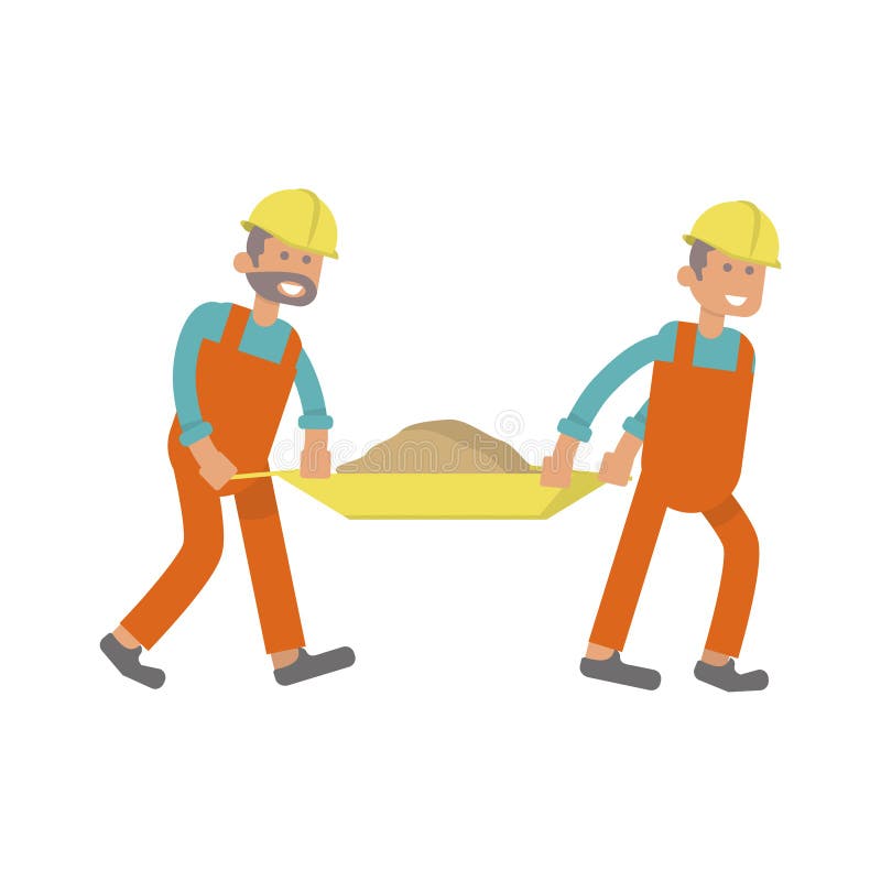 Construction Laborers Stock Illustrations – 287 Construction Laborers ...