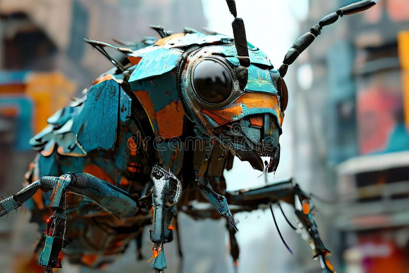 Character Creature Design Geometric Creatures Possibly Resemblin Stock ...