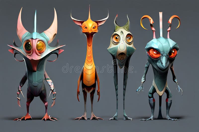 Abstract Creatur Stock Illustrations – 7 Abstract Creatur Stock ...