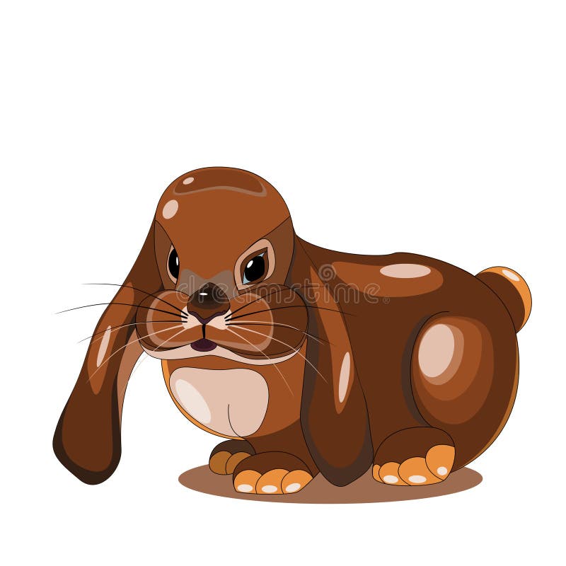 Character Design Rabbit Vector Illustration Stock Vector - Illustration ...