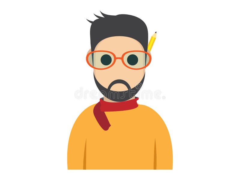 Character of Designer Style Cartoon Vector Character Model Stock ...