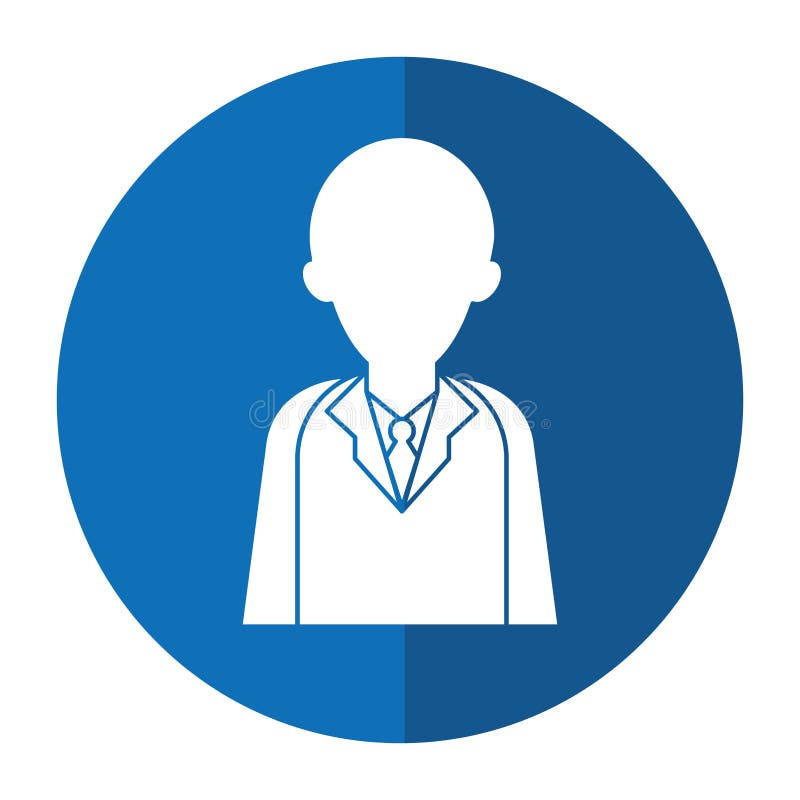 Character Doctor Uniform Health Shadow Stock Vector - Illustration of ...