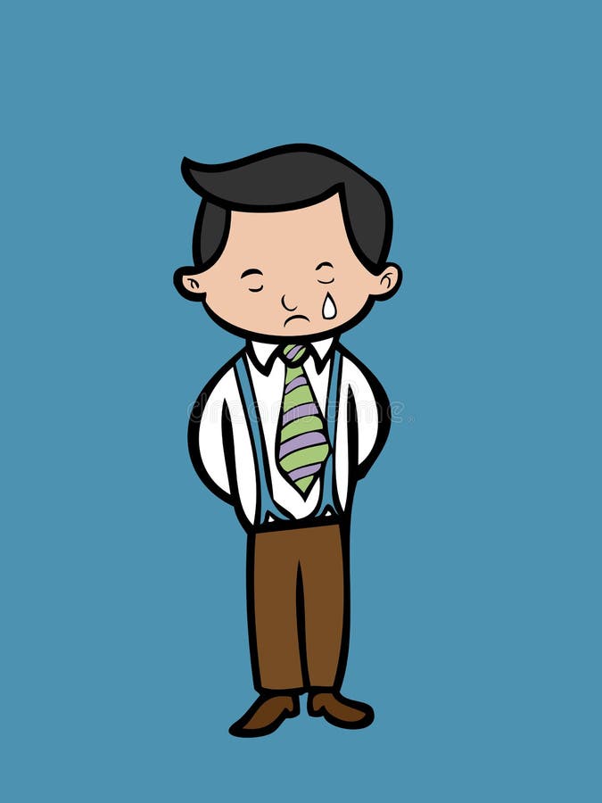 Character Emotion of Sad Man Stock Vector - Illustration of emotions ...