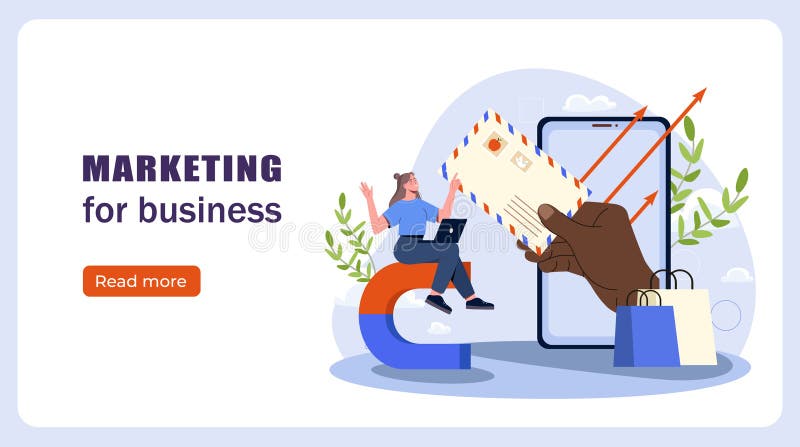 Character Engaging with a Marketing Concept through a Large Smartphone ...