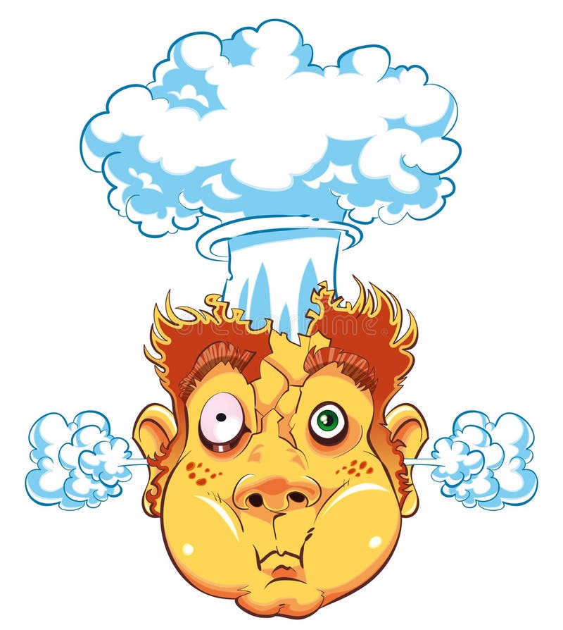 Character explosion stock vector. Illustration of look - 6643292