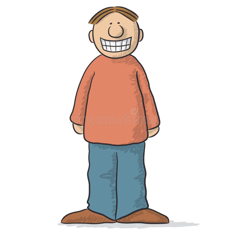 A Character with a Fake Smile Stock Vector - Illustration of pretty ...