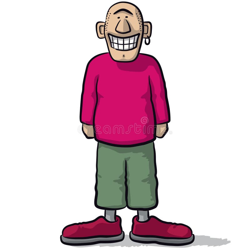 A Character with a Fake Smile Stock Vector - Illustration of pretty ...