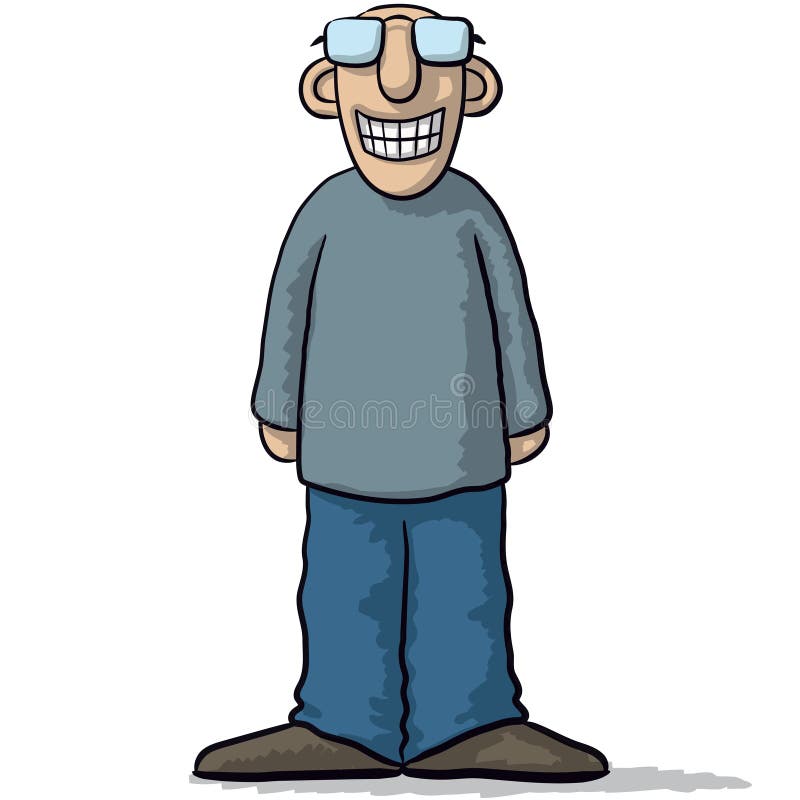 A Character with a Fake Smile Stock Vector - Illustration of humorous ...
