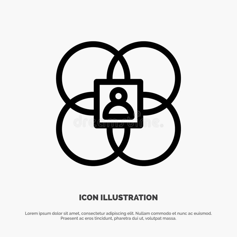 Character, Features, Human, Model, Person Bold and Thin Black Line Icon ...