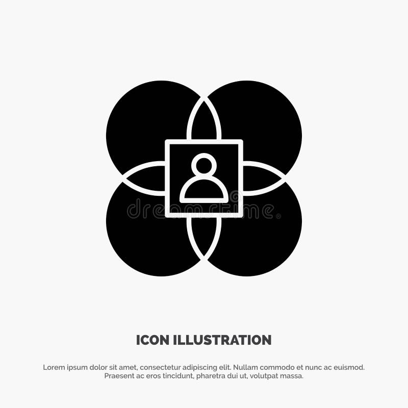 Character, Features, Human, Model, Person Solid Glyph Icon Vector Stock ...