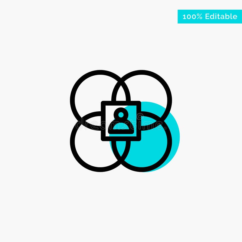 Character, Features, Human, Model, Person Turquoise Highlight Circle ...