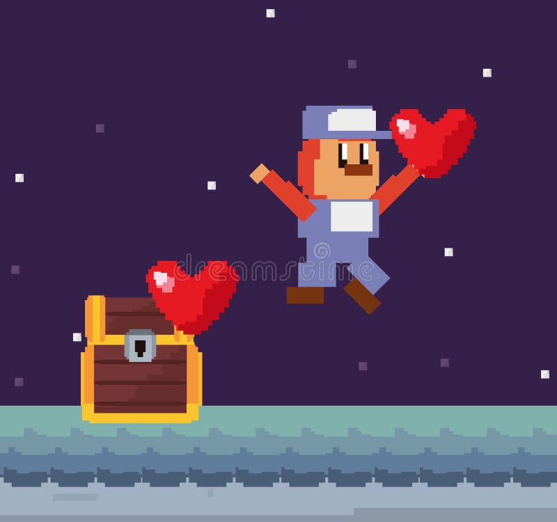 Level Up! Pixel Art. Achievement in the Game, Leveling Up Stock Vector ...