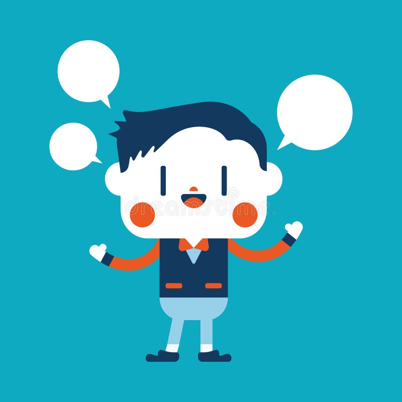 Message Cartoon Holding Envelope Stock Vector - Illustration of hold ...