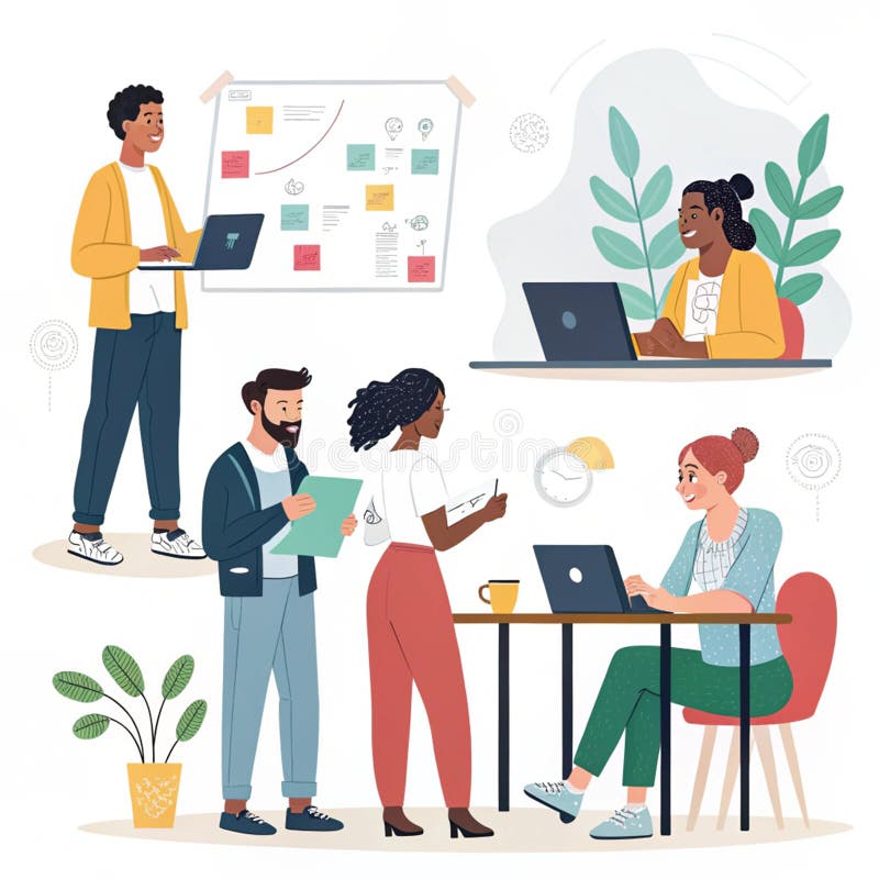 Character Illustration Set - Creative Designs for Digital & Print ...