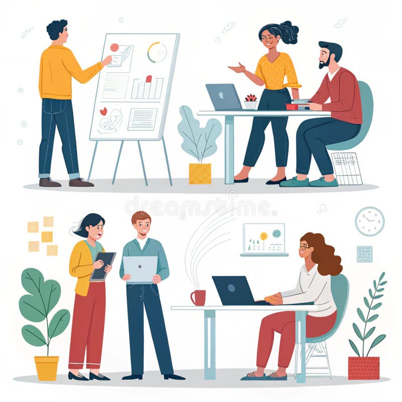 Character Illustration Set - Creative Designs for Digital & Print ...