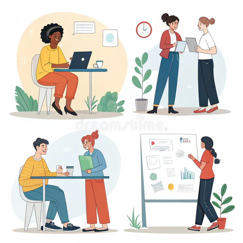 Character Illustration Set - Creative Designs for Digital & Print ...