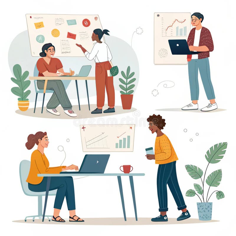 Character Illustration Set - Creative Designs for Digital & Print ...