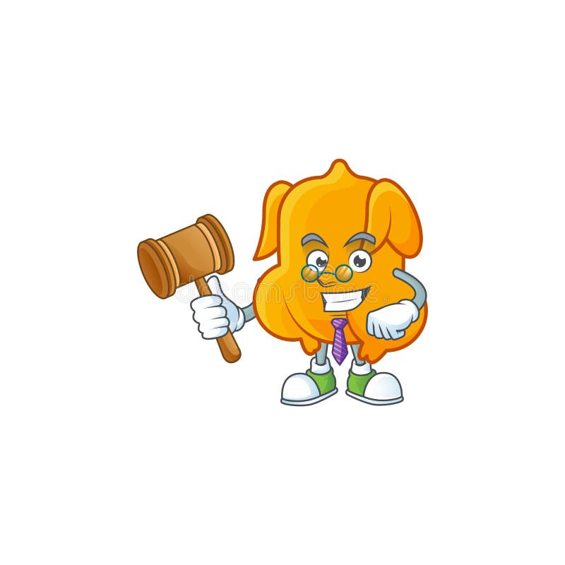Character Judge in the Fried Chicken Cartoon Stock Vector ...
