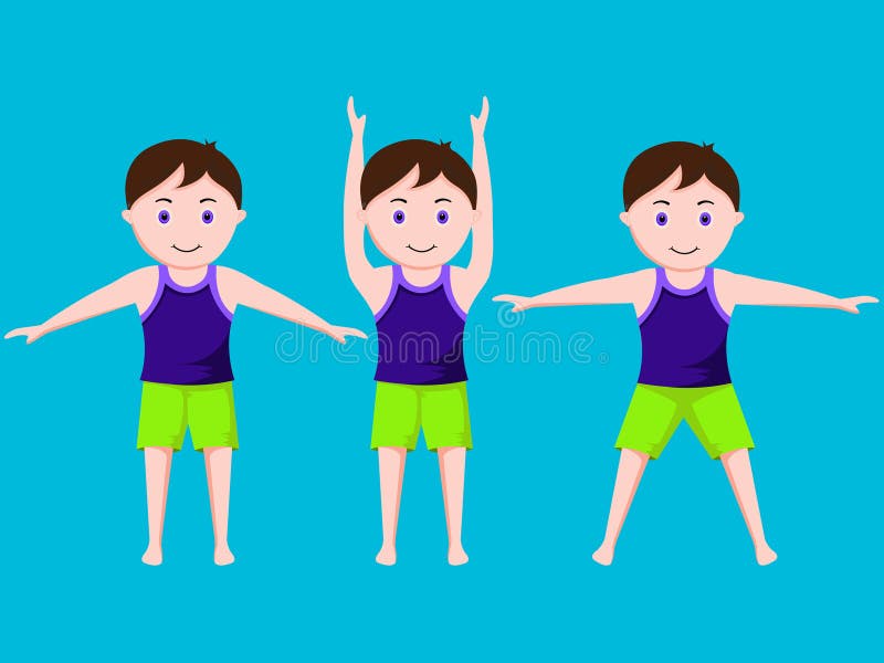 Boy Cartoon Different Position Stock Illustrations – 547 Boy Cartoon ...