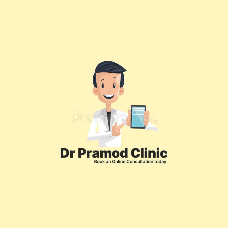 Dr Pramod Clinic Book an Online Consultation Today Vector Mascot Logo ...