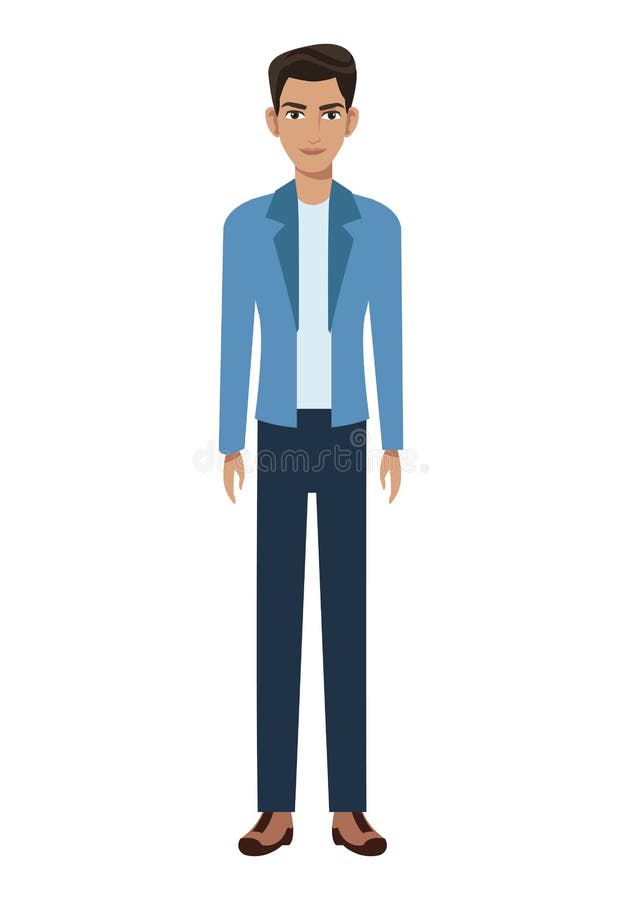 Character Man Member Community Stock Vector - Illustration of character ...